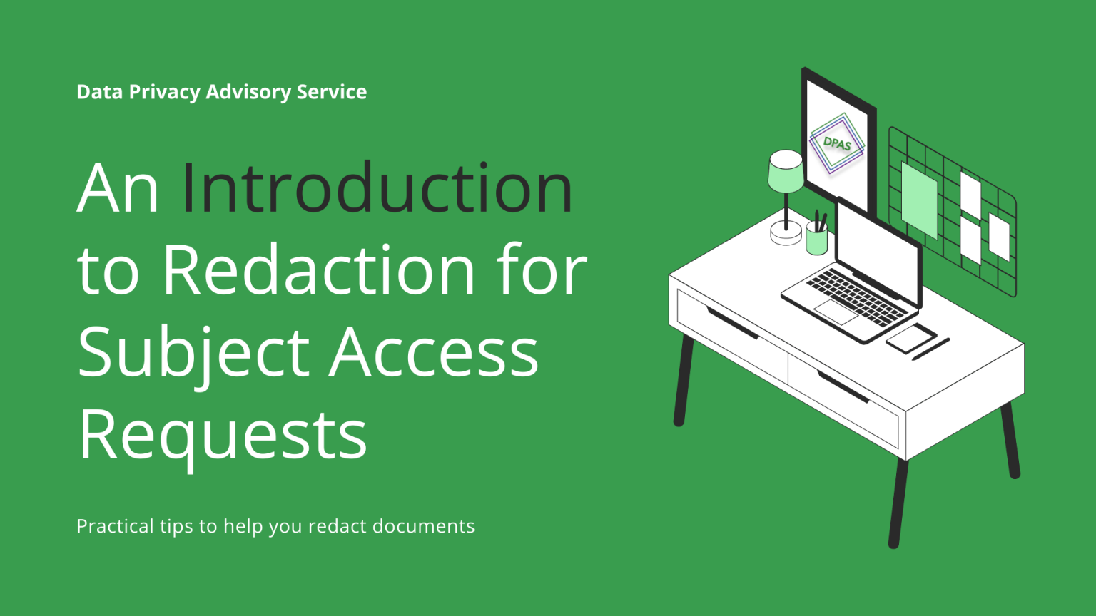 Your free guide to redacting SARs | SAR Compliance Services | DPAS